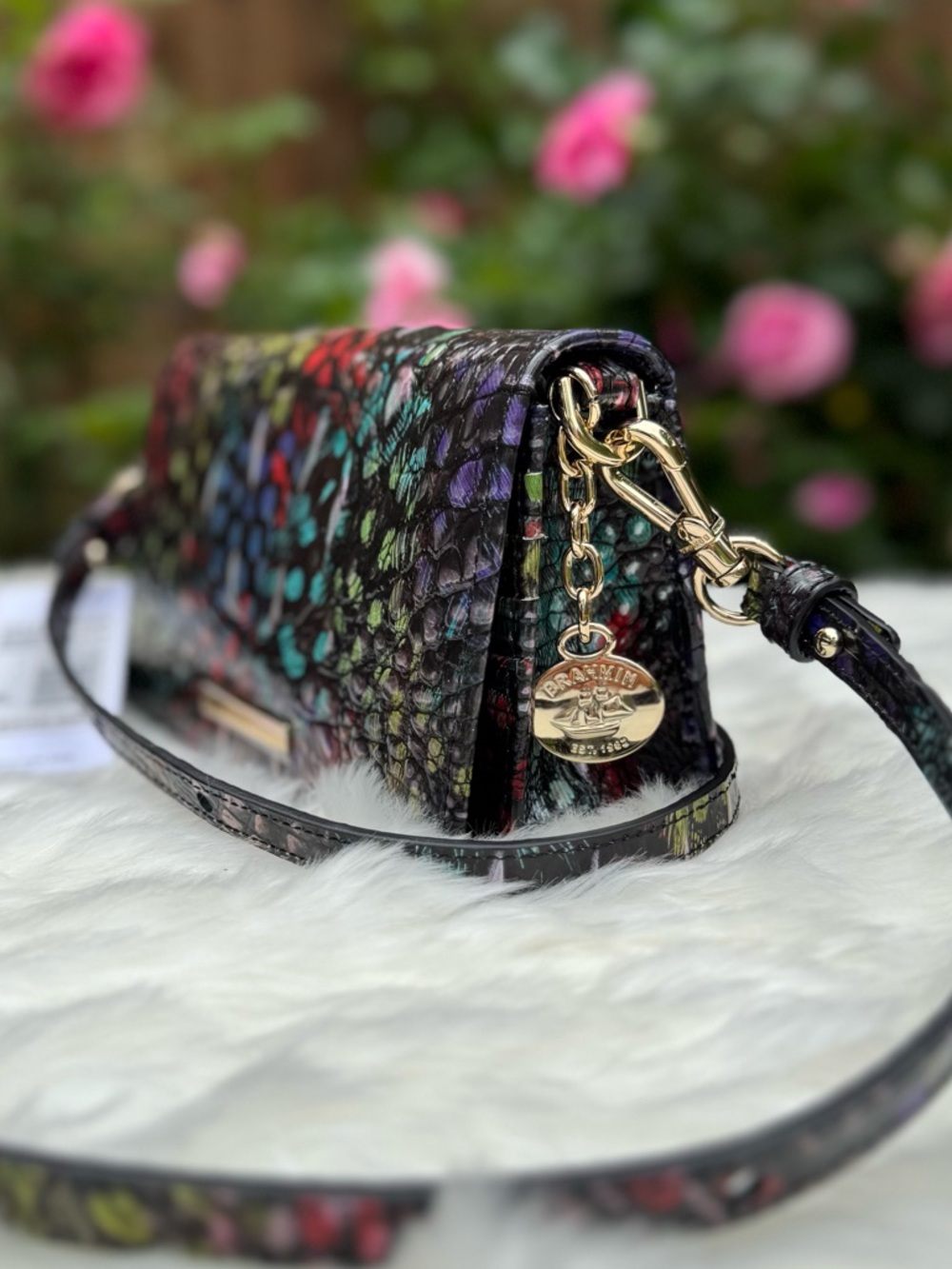Brahmin | Bags | Nwt Brahmin Minuette Showtime Melbourne Leather Purse ...